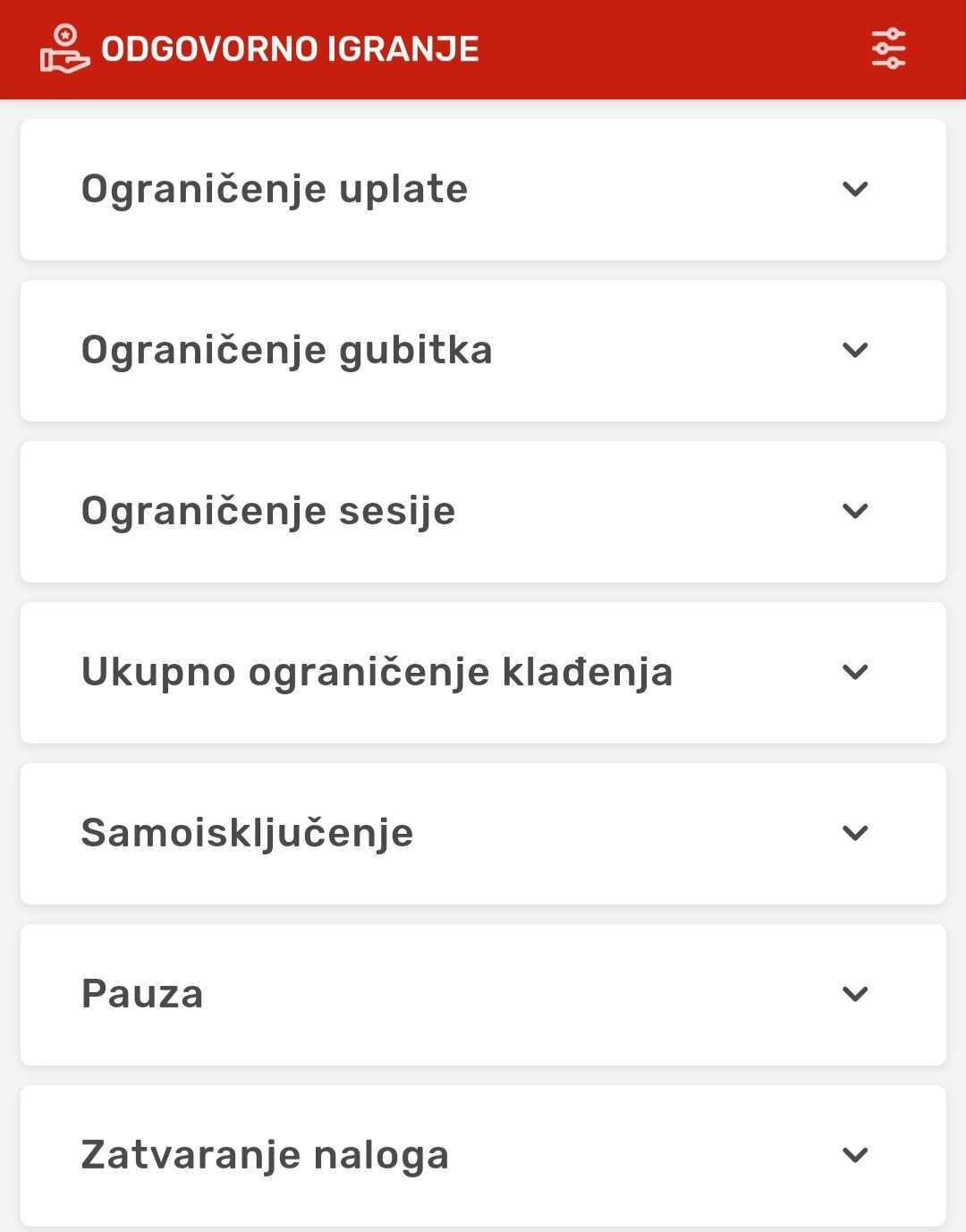 Zatvaranje naloga – Superbet Podrška